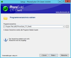 Installation und Einrichtung von CTI über TAPI mit PhoneSuite • AMTANGEE GmbH